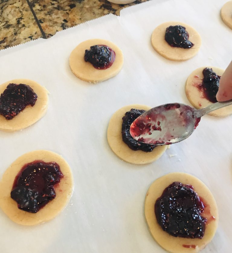 Raspberry Jam Filled Cookies - Most Delicious Life | Sharing ...