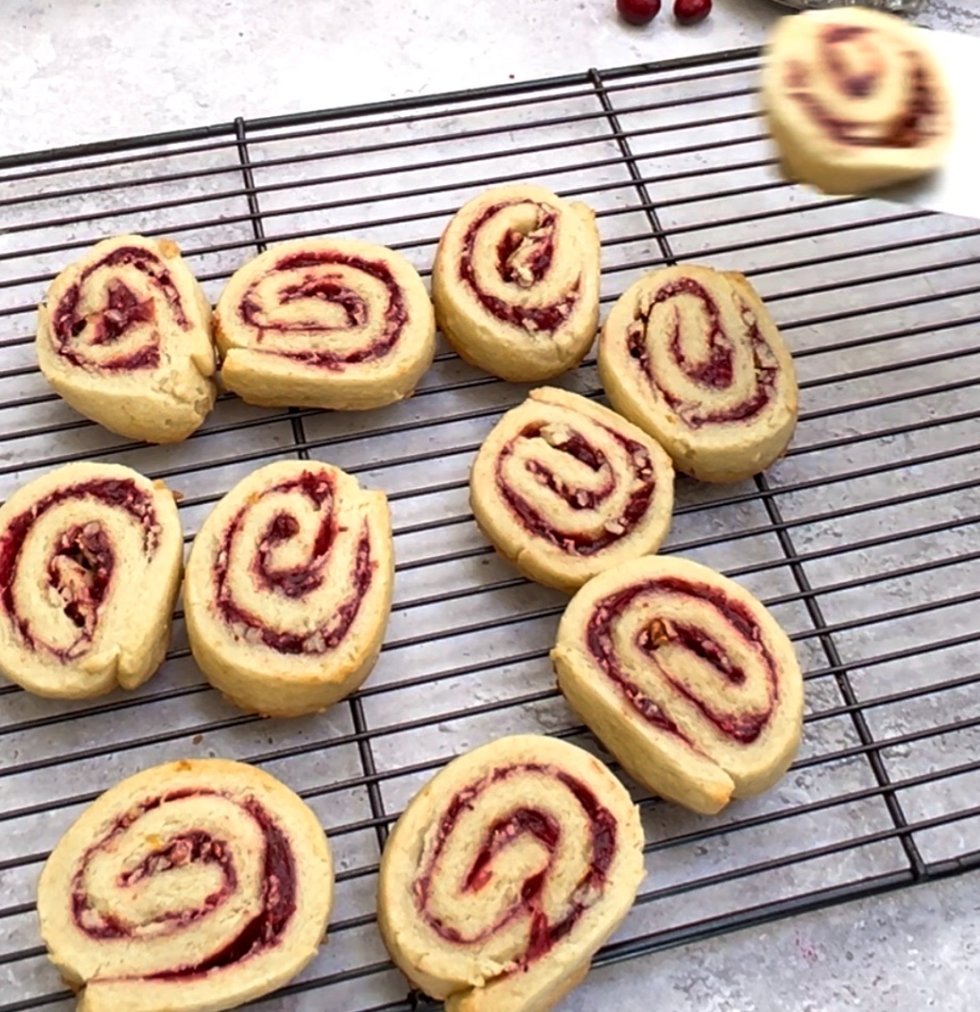 Cranberry Orange Pinwheels - Most Delicious Life