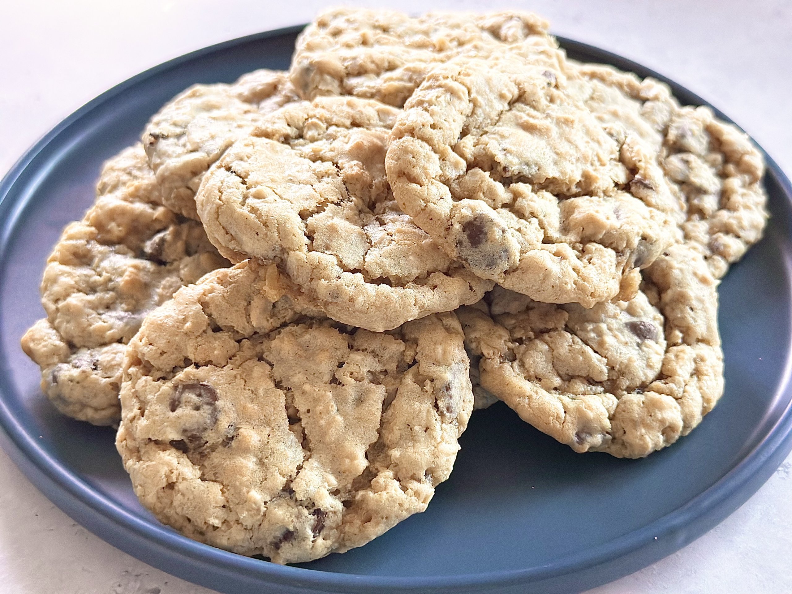 Banana & Oats Chocolate Chip Cookies - Most Delicious Life | Sharing ...